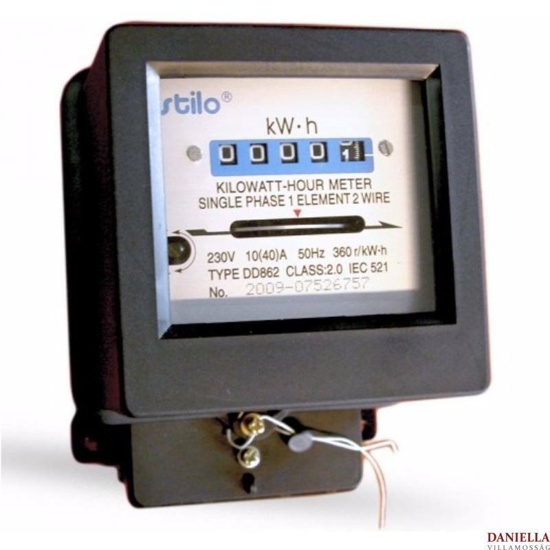 elektromer jednofázový 10/40/ - Elektromery modulárne | CB elektro