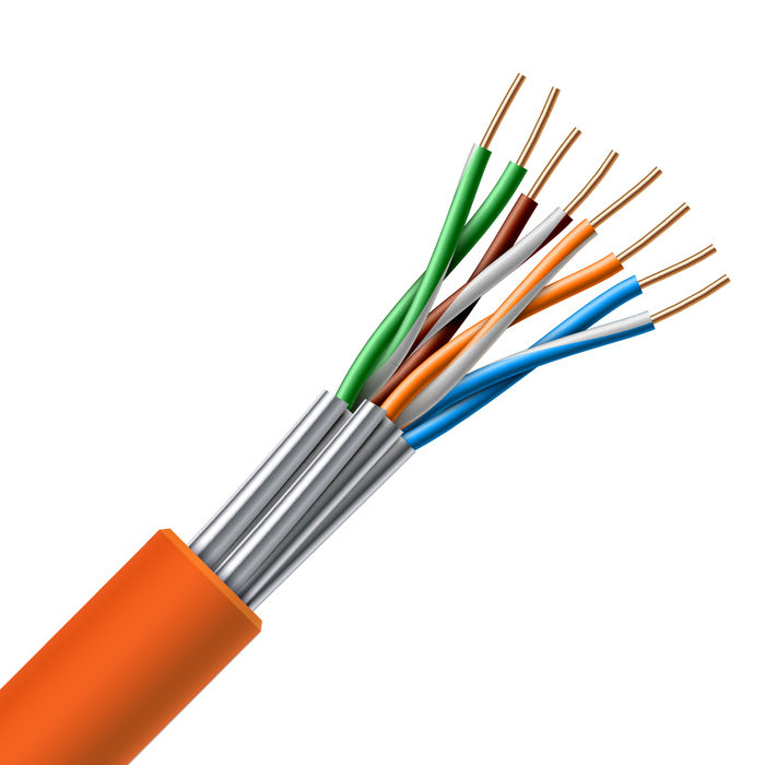 Kábel STP Cat.6A oranž. B2ca s1 d1 a1 500m/box SXKD-6A-STP-LSOHFR-B2ca ...